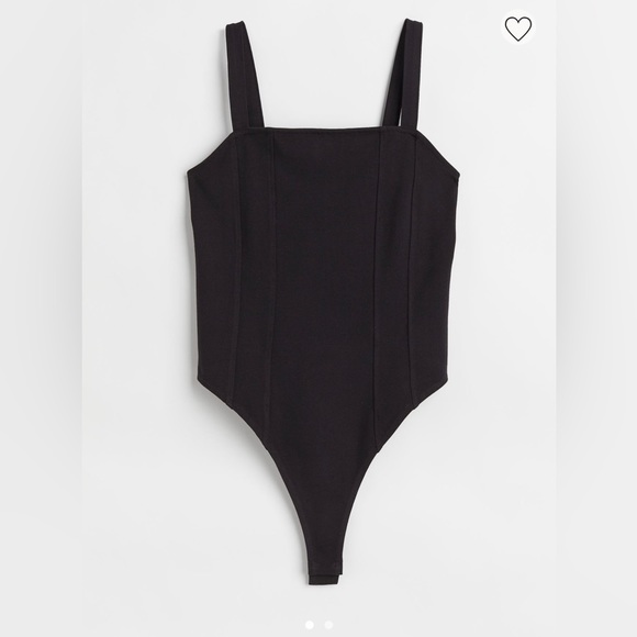 H&M | Tops | Hm Black Bodysuit | Poshmark